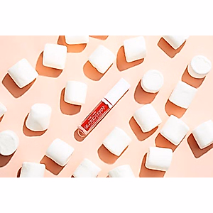 wet n wild Lip Cream Cloud Pout Marshmallow Matte Liquid Lipstick | Lip Mousse | Hot Pink Red Fluff You | Marshmallow Flavored