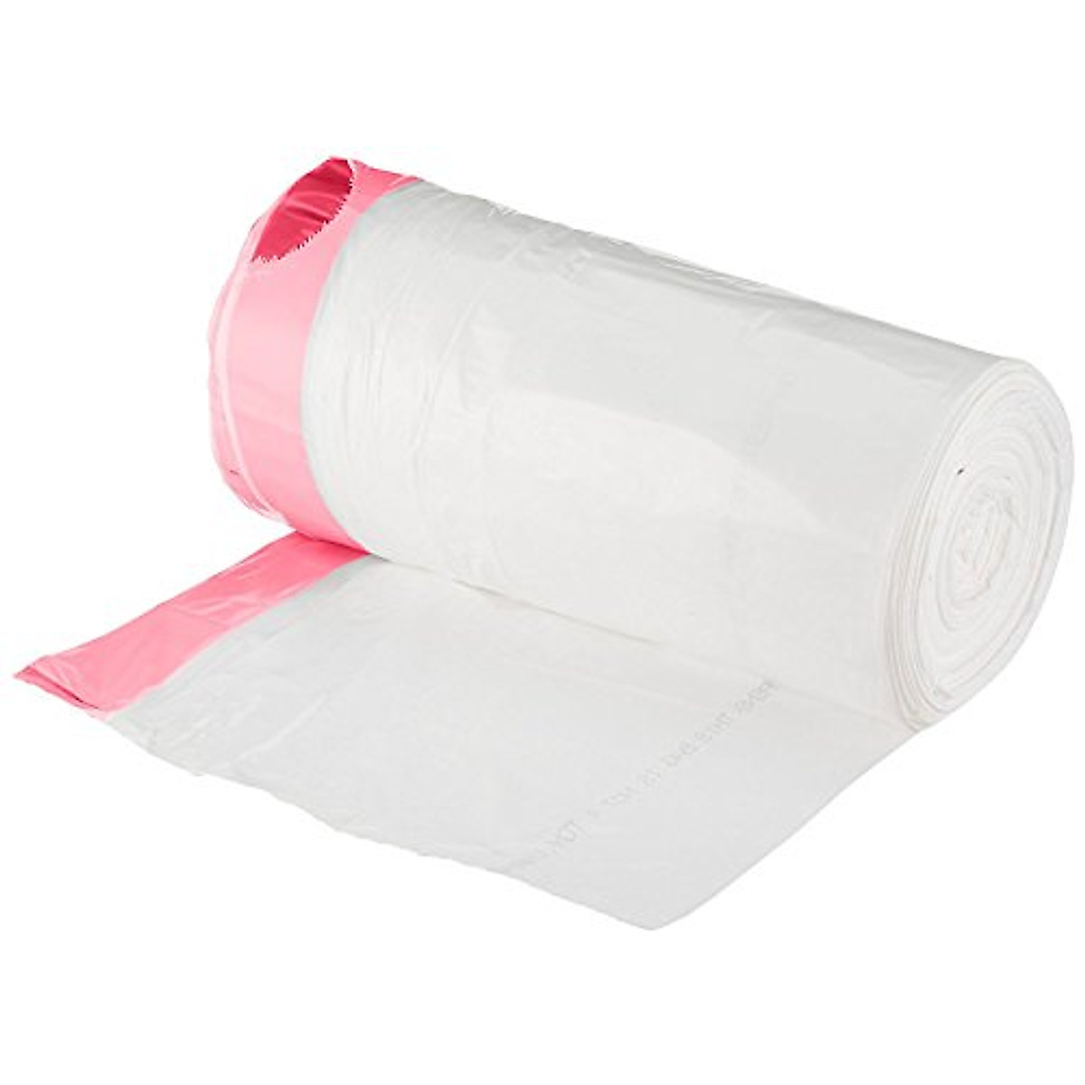 Wuyue Hua 13GAL Drawstring Bin Liner Refuse Sacks Waste Garbage Rubbish Bags White 49.2L 61X71.1CM 18counts