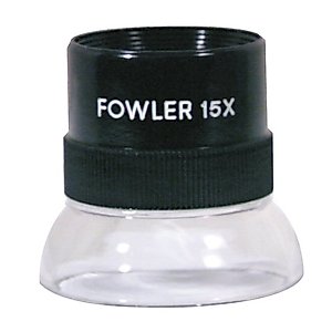 Fowler 52-660-015 Optical Magnifier, 15X Magnification, 3 Lenses