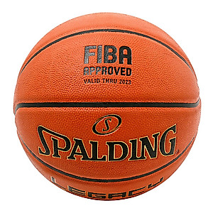 Spalding TF-1000 JBA Legacy Basketball No. 5 Ball, Official Ball, Brown Basketball Basket