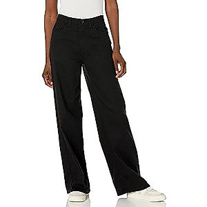 Unionbay Women's Sloane Stretch Twill Wide Leg Pant, Black, 13