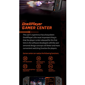 QUJUSO OnexPlayer Mini Pro 7" Handheld Game Console Portable PC Mini Laptop UMPC Win 11 AMD Ryzen 7 6800U 16GB LPDDR4 RAM/1TB NVMe M.2 SSD 1920 * 1200 Display Screen (Black)