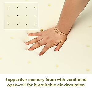 KOMFOTT Mattress Topper Full Size, Extra Thick Cooling Memory Mattress Foam Pad Topper for Full Bed, 3 Inch