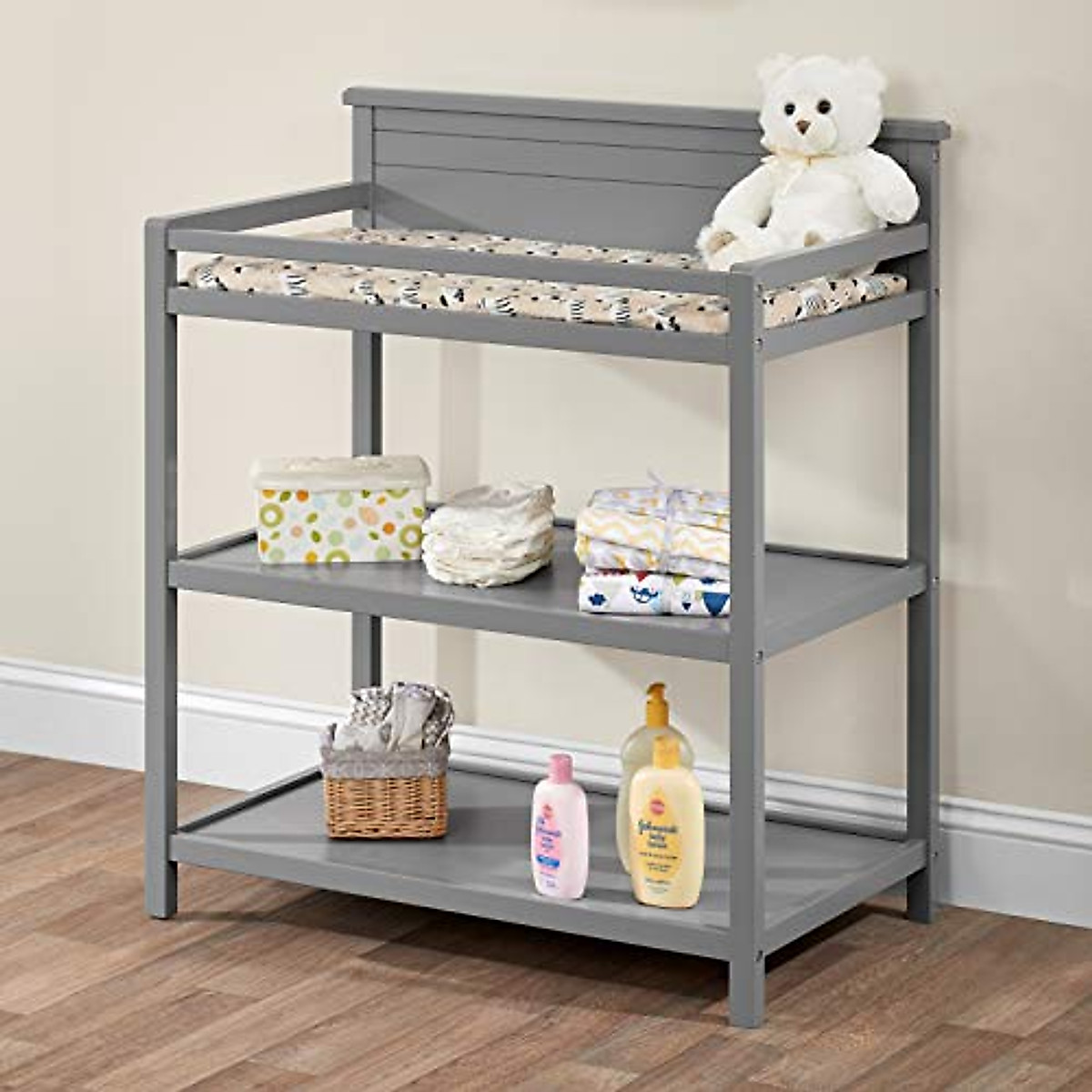 Oxford Baby Universal Changing Station with Pad, Dove Gray