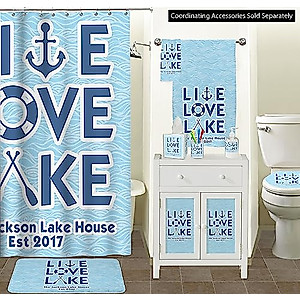 YouCustomizeIt Live Love Lake Waste Basket - Double Sided (White) (Personalized)