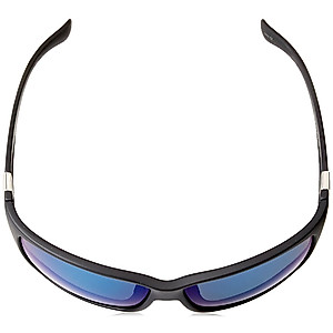 Suncloud Councilman Polarized Sunglasses, One Size, Matte Black/Polarized Blue Mirror