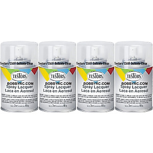 4 Pack of the Testors Dullcote Spray Lacquer 3oz