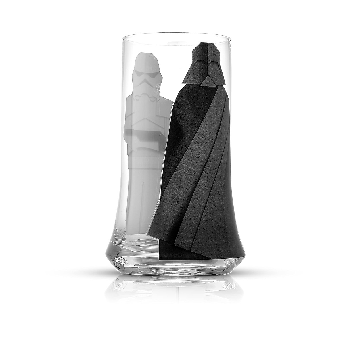 JoyJolt Star Wars Merchandise Beware The Darkside, Darth Vader™ Crystal Highball Glasses Set of 2 (18.5oz) Star Wars Glass Tumbler. Juice, Water Glasses, Mixed Drink Glasses, High Baller Glasses
