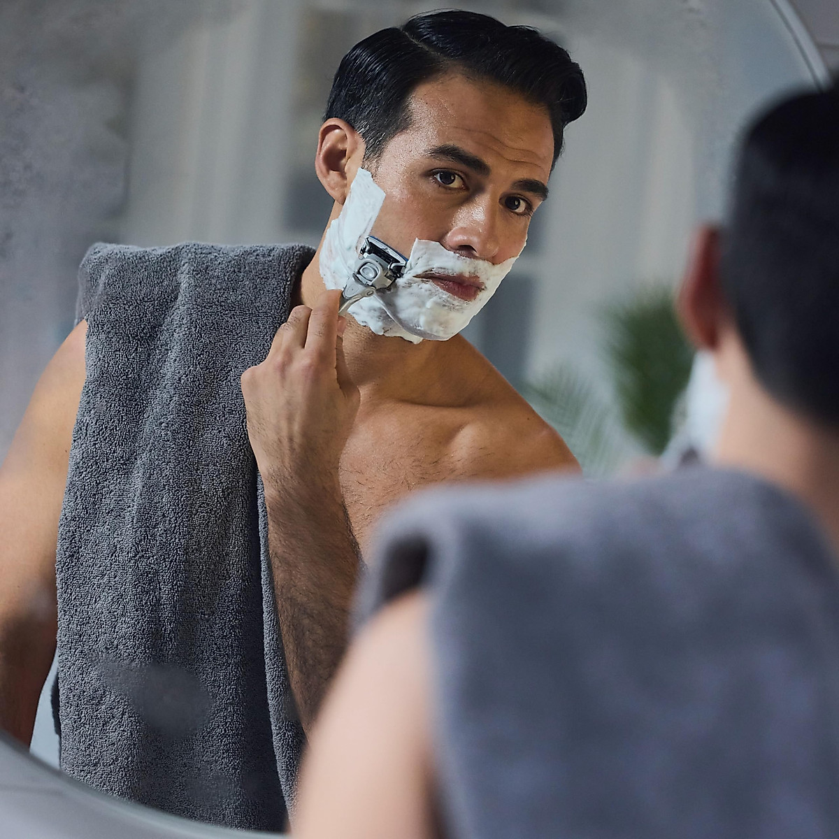 Edge Shaving Gel for Men, Extra Moisturizing with Vitamin E, (6 Pack) - Shave Gel For Men That Moisturizes, Protects and Soothes To Help Reduce Skin Irritation