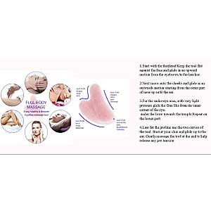 Face Roller Skin Care - Jade Roller Gua Sha Set, Rose Quartz Face Roller | Ultimate Facial Skin Care Products & Beauty Products Tools | Jade Facial Roller for Face and Eye Massager