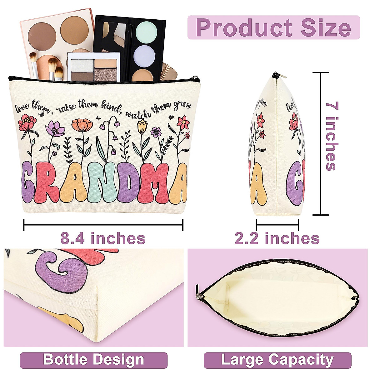 Grandma Gifts, Christmas Birthday Gifts for Grandma, Mothers Day Thanksgiving Ideas Gifts for Grandma Basket Set of 5 from Granddaughter Grandson