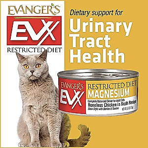 Evanger's EVX Restricted Diet: Controlled Magnesium for Cats