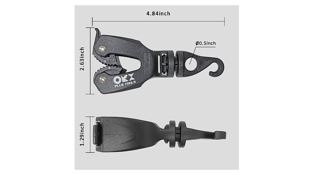 ORXPLUS One-Handed TARP Clips for Camping