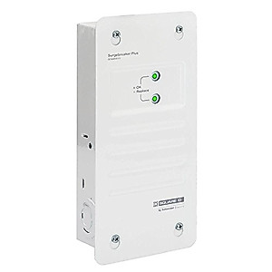 Square D - SDSB80111 Surgebreaker Plus Whole House Surge Protector 120/240-volt with Cable, Telephone, and Ethernet Protection