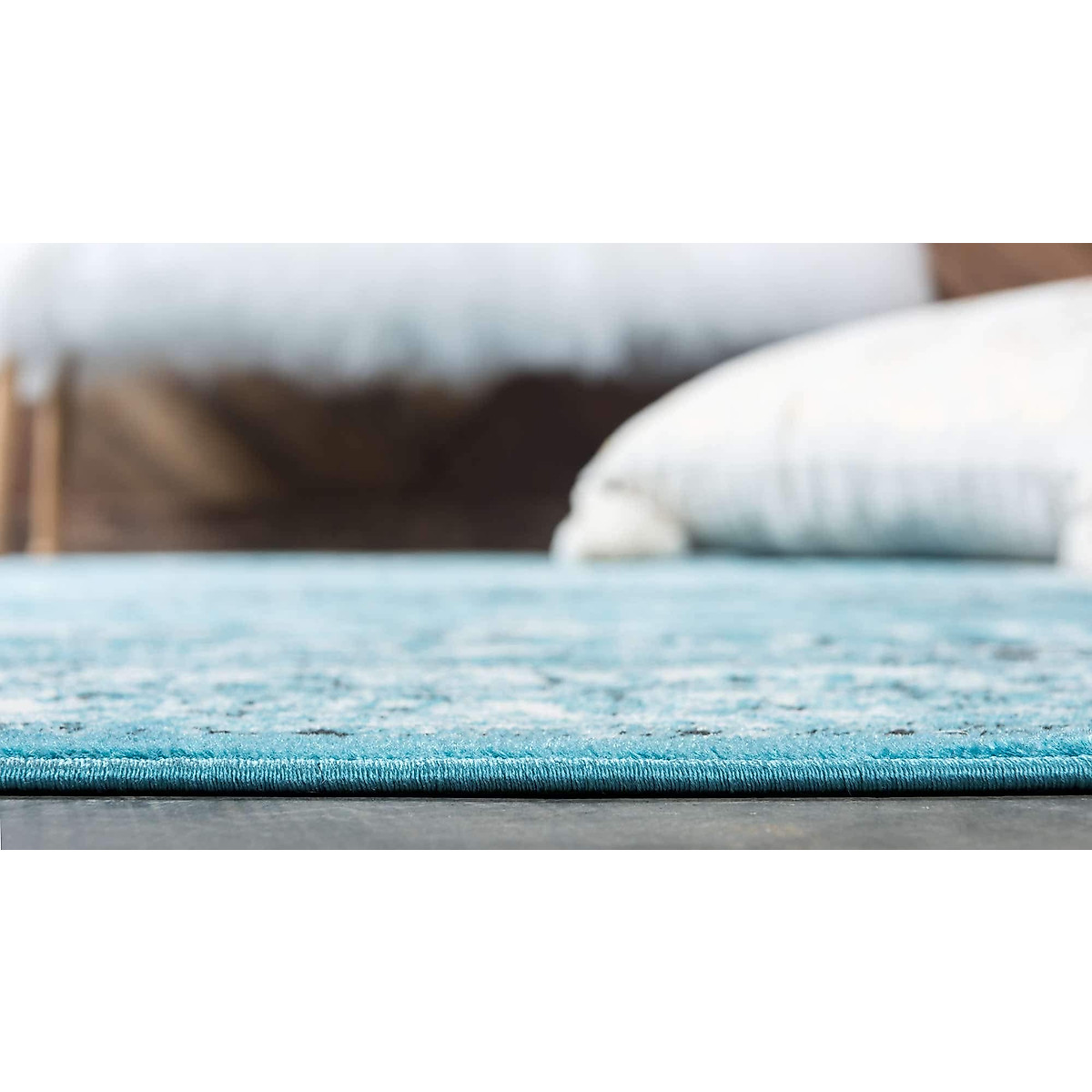 Unique Loom Imperial Collection (2' 0 x 3' 0 Rectangular, Turquoise/ Ivory)