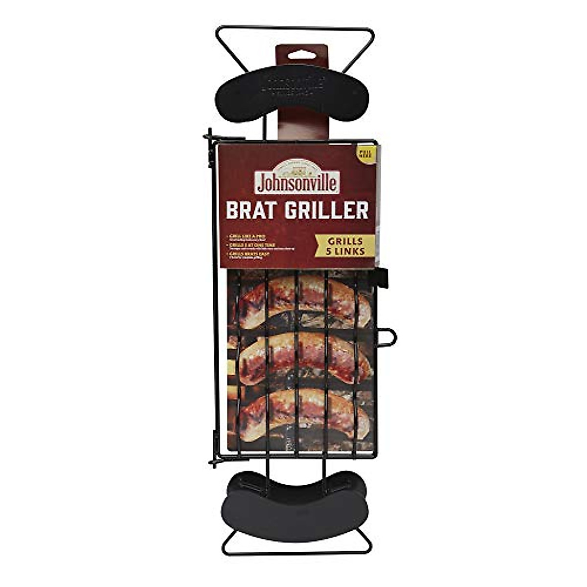 Johnsonville Brat Griller - BBQ Basket for 5 Sausage Links