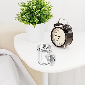 BESTOYARD Mini Desktop Trash Can with Lid Metal Rubbish Bin Tiny Garbage Can Mini Tabletop Flowerpot Pen Holder for Home Office Countertop