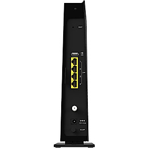 NETGEAR C6300-100NAR DOCSIS 3.0 WiFi Cable Modem Router with AC1750 16x4 Download speeds. Certified for Xfinity from Comcast, Spectrum, Cox, Cablevision & More (Renewed)