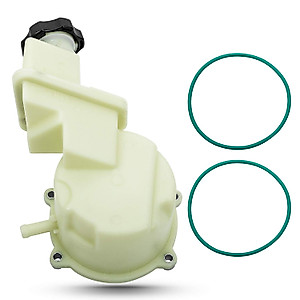 RANSOTO 603-939 Power Steering Pump Fluid Reservoir Compatible with 2011-2014 Dodge Challenger Charger ChrysIer 300 5.7L 3.6L V6 V8 Replaces 68059524AK 68059525AK 68059643AK