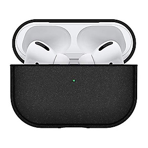 Incase Metallic Case, Compatible with AirPods Pro, Lightweight Form-Fitting Protection, Black (INOM100678-BLK)