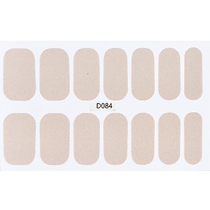 112 Pieces Thin Semi-Cured Gel Nail Strips Solid Full Wrap Nail Polish Strips Sticker Gradient Glitter Self Adhesive DIY Art Decals Strips for Women Girls DIY Craft Decoration Tips（8 Sheets）.