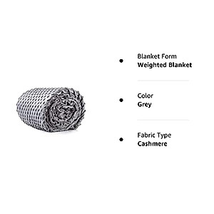 Cooshi Duvet Cover for Weighted Blankets - 60 x 80 - Soft Minky Dot - Grey