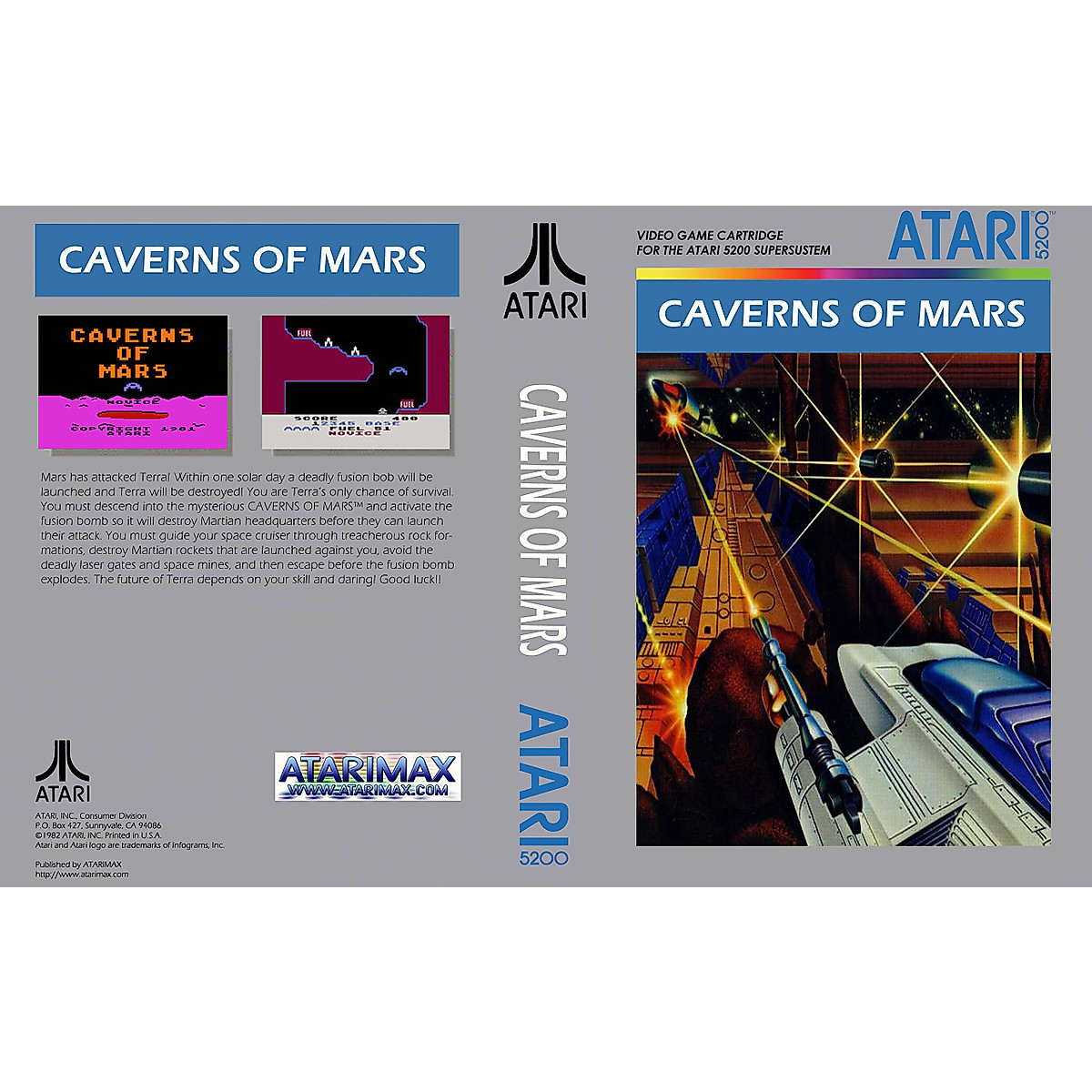 CAVERNS OF MARS, ATARI 5200