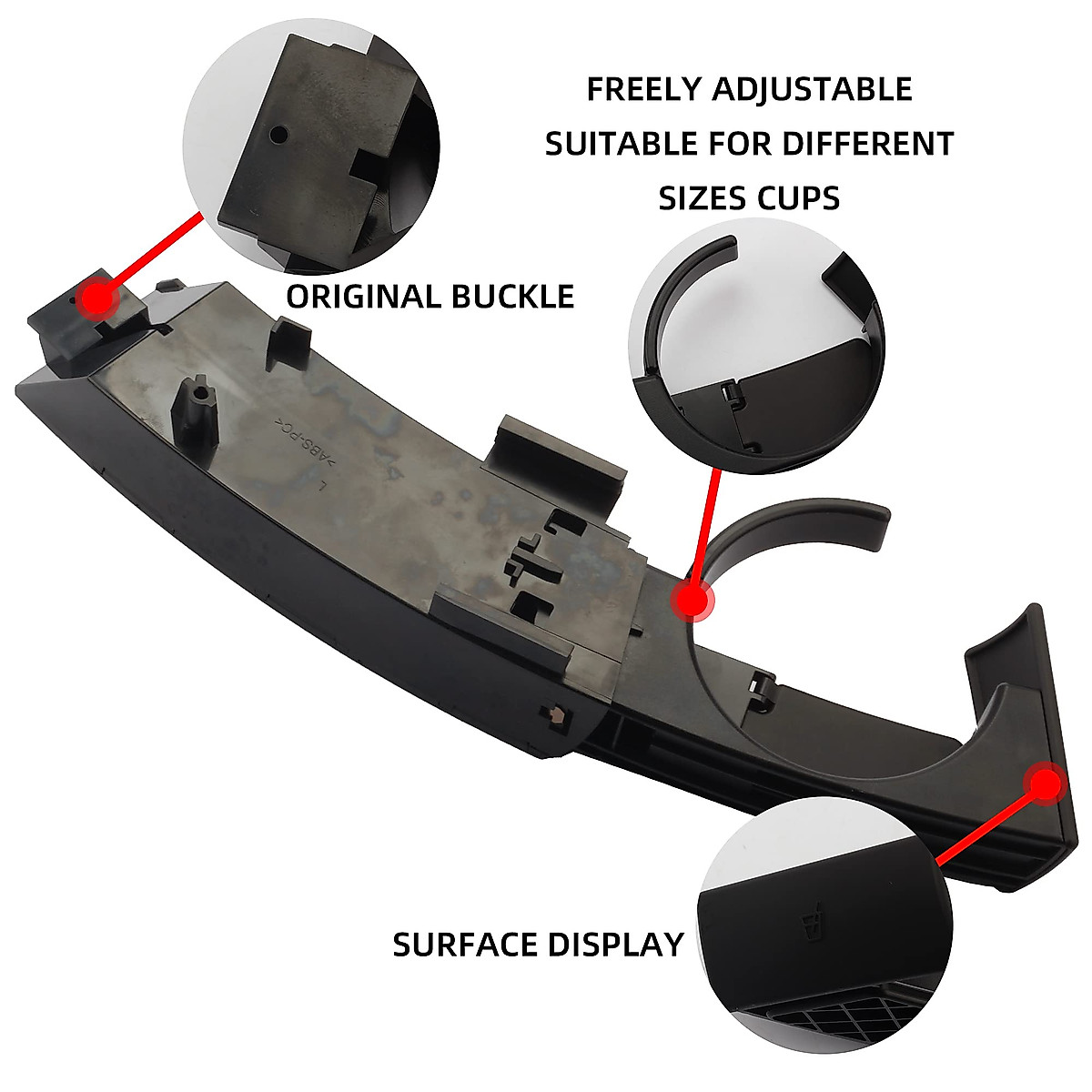 Dasbecan Dashboard Right Passenger Side Cup Holder Replacement Compatible with BMW Z4 E85 E86 2003-2008 Replaces# 51457070324