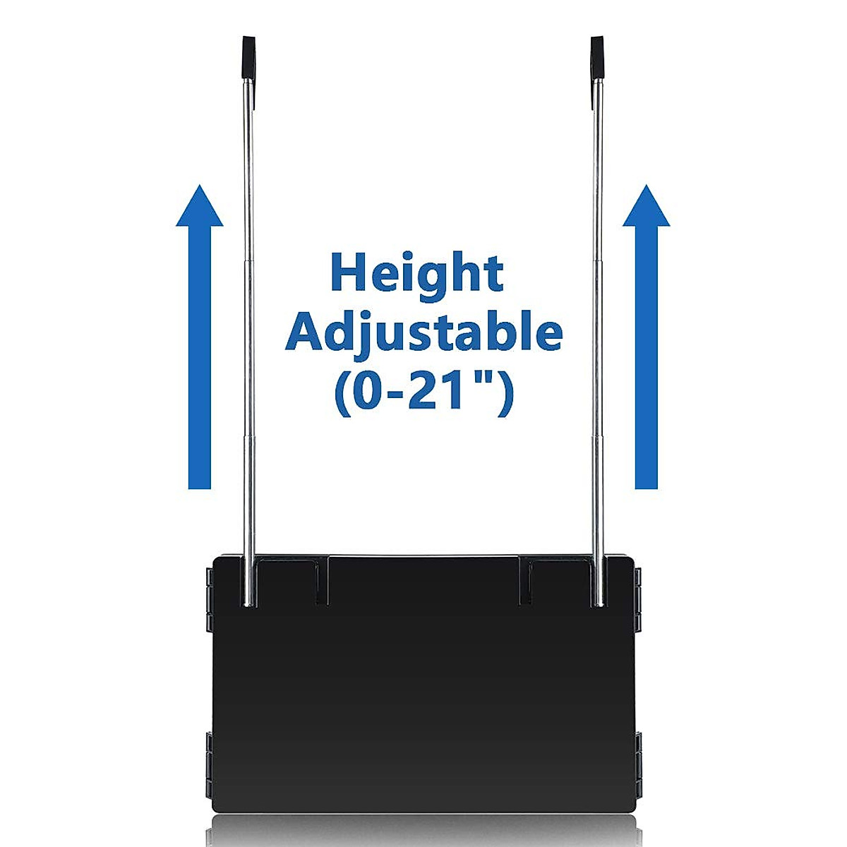 XKWL Portable 3 Way Trifold Mirror, 360° Barber Mirror for Hair Cutting,Hair Styling, Shaving, Grooming, Dye Hair and Makeup with Adjustable Height Brackets, Good for Travel Home Bathroom