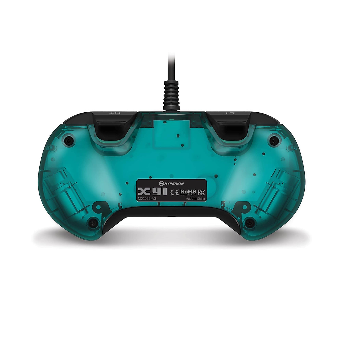 Hyperkin X91 Ice Wired Controller for Xbox Series X | S/Xbox One/Windows 10/11 - Officially Licensed By Xbox (Aqua Green)