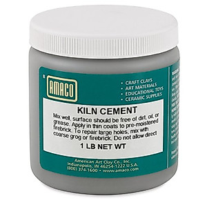 Amaco Prepared Kiln Cement - 1 lb Jar