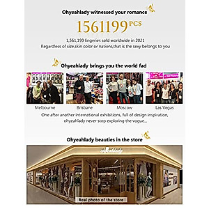 ohyeahlady Women's Sexy Lace Thong Plus Size Tanga Briefs Panties Strings Lace Lingerie Naughty Cheeky Underwear Black