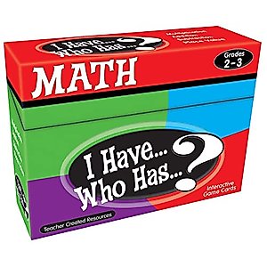 Teacher Created Resources I Have... Who Has...? Math Games Grade 2-3 (7818)