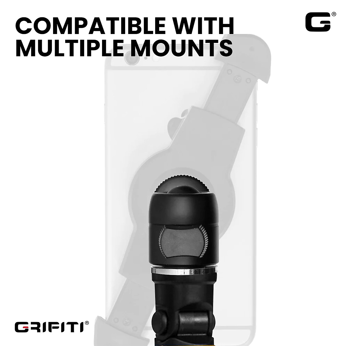 GRIFITI Nootle Recon 5 Flex Arm Leg Magnetic Foot Mini Ball Head Camera Mount Stand Magnetic Foot 6 Inch Flexible Mini Ball Head Attaches to Steel or Other Magnet Surfaces