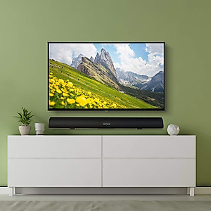 BESTISAN Sound Bar, 100Watt Soundbar for TV, Wired & Wireless Bluetooth 5.0 Sound Bar(40 Inch, 6 Drivers, Optical, HDMI-ARC)