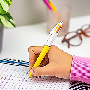 BIC 4 Colours Sun Ballpoint Pens - Box of 12