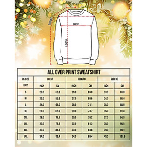 My Day I'm Booked Funny Christmas Sweatshirt, Unisex 3D Xmas Print Crew Neck Pullover Sweatshirt for Men Women