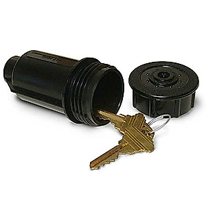 Lucky Line Realistic Sprinkler Key Cash Hider Holder, Water Resistant, Protection from Garden Yard Soil & Rain (9191)