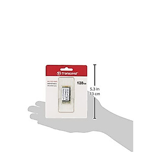 Transcend 128GB MTS430S M.2 2242 SATA3 SSD, Internal Solid State, Compatible with Laptop & PC Desktop - TS128GMTS430S