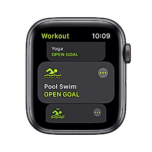 Apple Watch SE (GPS, 40mm) - Space Gray Aluminum Case with Black Sport Band (Renewed)