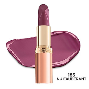 L’Oréal Paris Colour Riche Les Nus Lipstick, Nu Exuberant, 0.13 Oz.