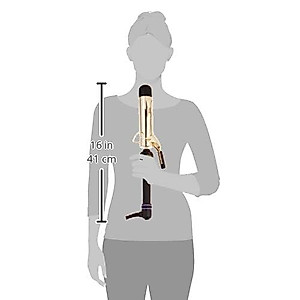 HOT TOOLS (2018 MODEL) Pro Artist 24K Gold Curling Iron | Long Lasting, Defined Curls (1 1/2 in)