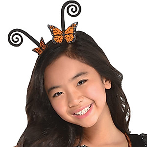 SUIT YOURSELF Girls Monarch Butterfly Costume - Medium - 8-10, 1 Pc