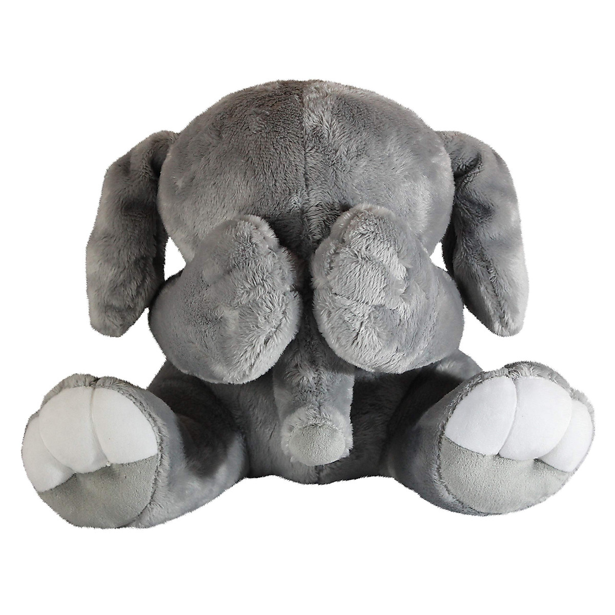 Cutest I'm Sorry Gift for Her & Him - Shy Baby Elephant - Embarrassed Adorable Super Soft Stuffed Animal Plush Toy - Unique Cute Forgive Me Apology Gift for Kids and Adults - Gray