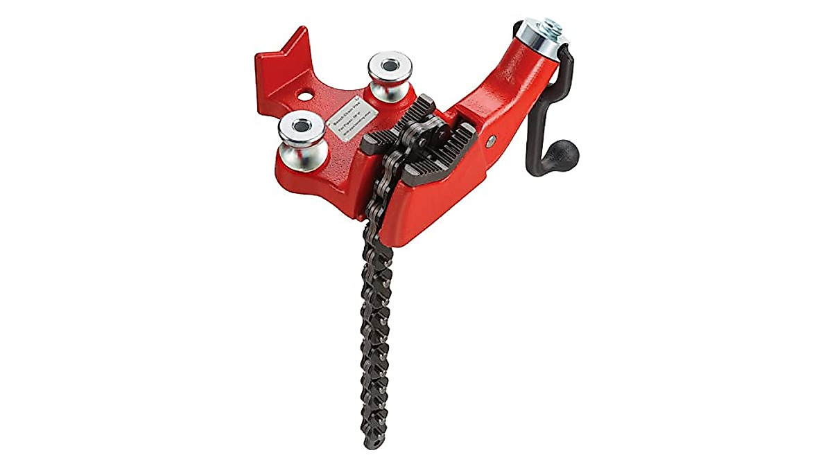 Heavy Duty Pipe Chain Vise for Large Pipes | Mophorn Screw Bench Vise