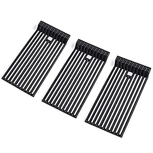 Grill Grates for Broilmaster Grill Parts, Broilmaster P3, G3, S3, U3, D3, Broilmaster G-3 (Single Post), G-3 (Twin Post), G-3 EXPL, G-3 EXPN, G-3 TXPL, G-3 TXPN, Thermos 56036T, Matte Enamel Cast Iron