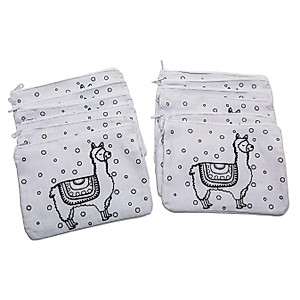 Velvet Art Canvas Llama Pouch (Pack of 12)