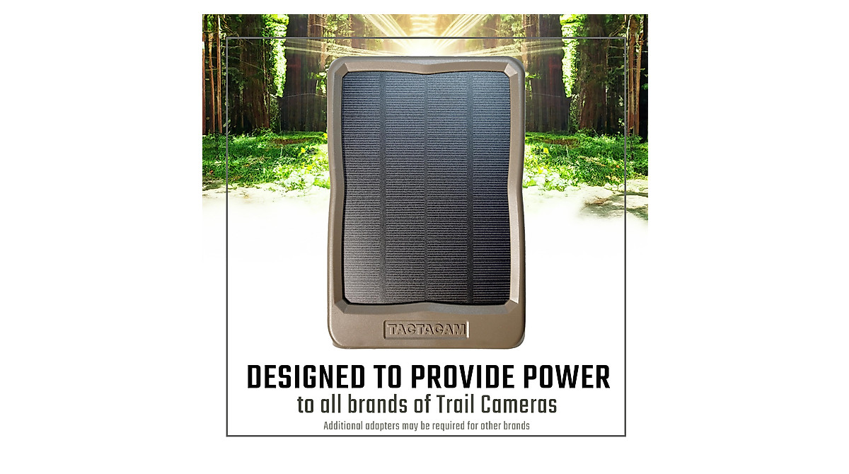 TACTACAM Reveal External Solar Panel for Trail Cameras | Power Anywhere