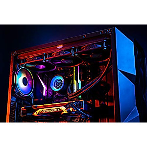 Cooler Master MasterLiquid ML360 Mirror ARGB Close-Loop AIO CPU Liquid Cooler, Mirror ARGB Pump, 360 Radiator, Triple SickleFlow 120mm, 3rd Gen Dual Chamber Pump for AMD Ryzen/Intel LGA1200/1151