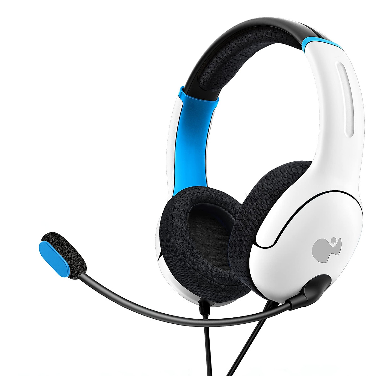 PDP Gaming AIRLITE Xbox Headset with Microphone, Series X|S/Xbox One/PC/Windows, Lightweight Stereo Headphones, Wired Power, Noise-Cancelling mic- Ion White (Only at Amazon)